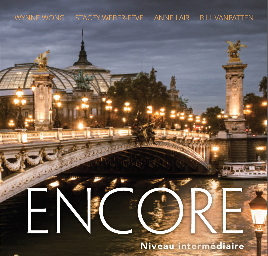 "Encore", Professor Wong's New French Textbook & Film Released ...