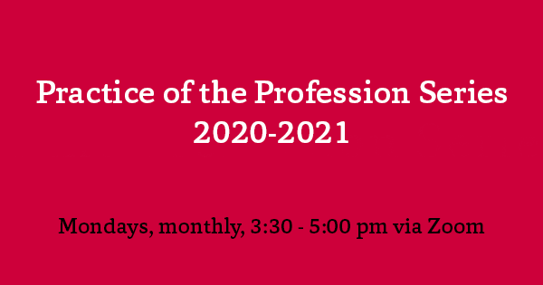 Practice of the Profession Series 2020-21 | Department of French and ...